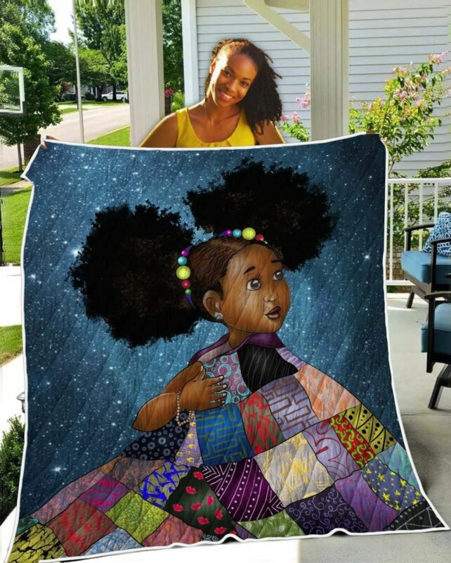 African Black Daughter Quilt - Melanin Poppin Adorable Daughter Quilt ...